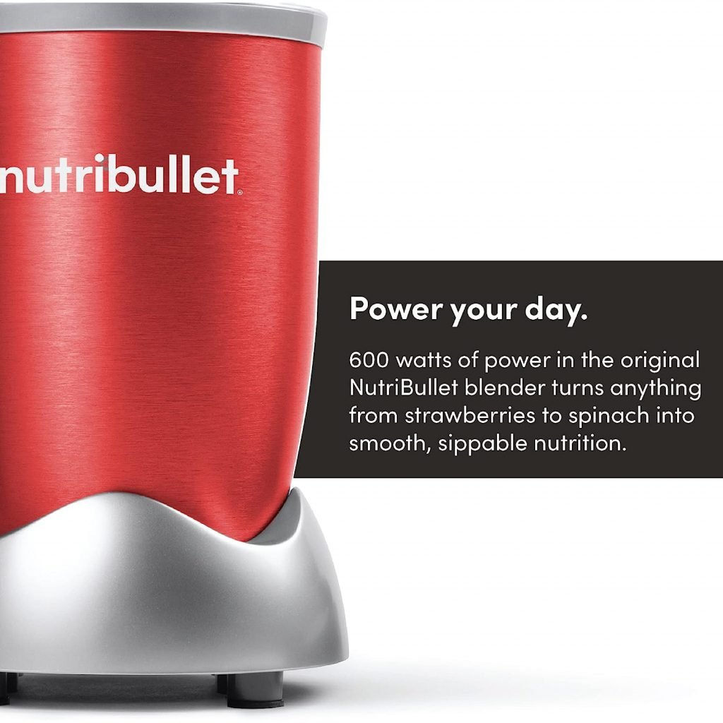 Nutribullet 600W Red, 9 Pcs - AOT Electronics Jordan